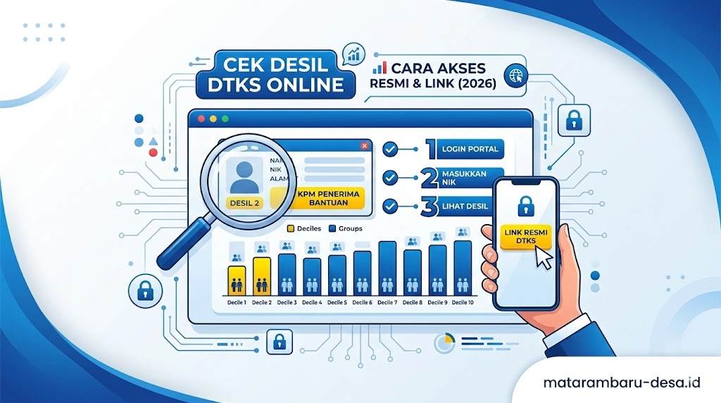 Cek Desil DTKS Secara Online 2026, Ini Link dan Cara Akses Resminya!