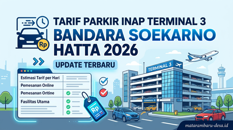 Tarif Parkir Inap Bandara Soekarno Hatta Terminal 3 2026, Update Terbaru