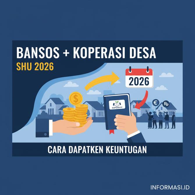 Penerima Bansos Bisa Dapat SHU dari Koperasi Desa 2026, Ini Caranya